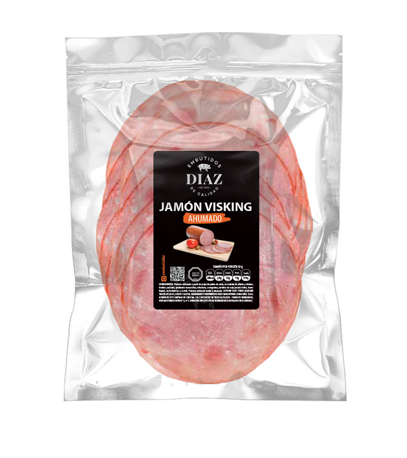 JAMON VISKING AHUMADO 500g REBANADO – Embutidos Diaz